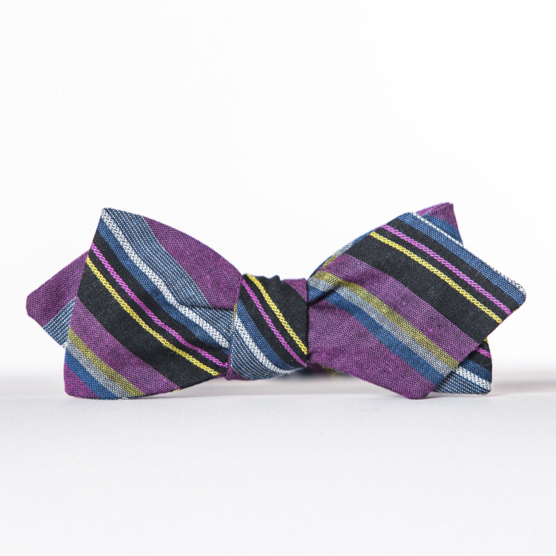 Purple Multi Arrow Bow Tie - Durian & The Lyon
