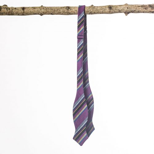 Purple Multi Arrow Bow Tie - Durian & The Lyon