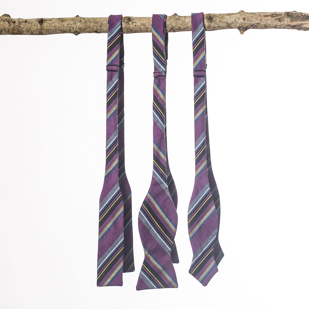 Purple Multi Arrow Bow Tie - Durian & The Lyon