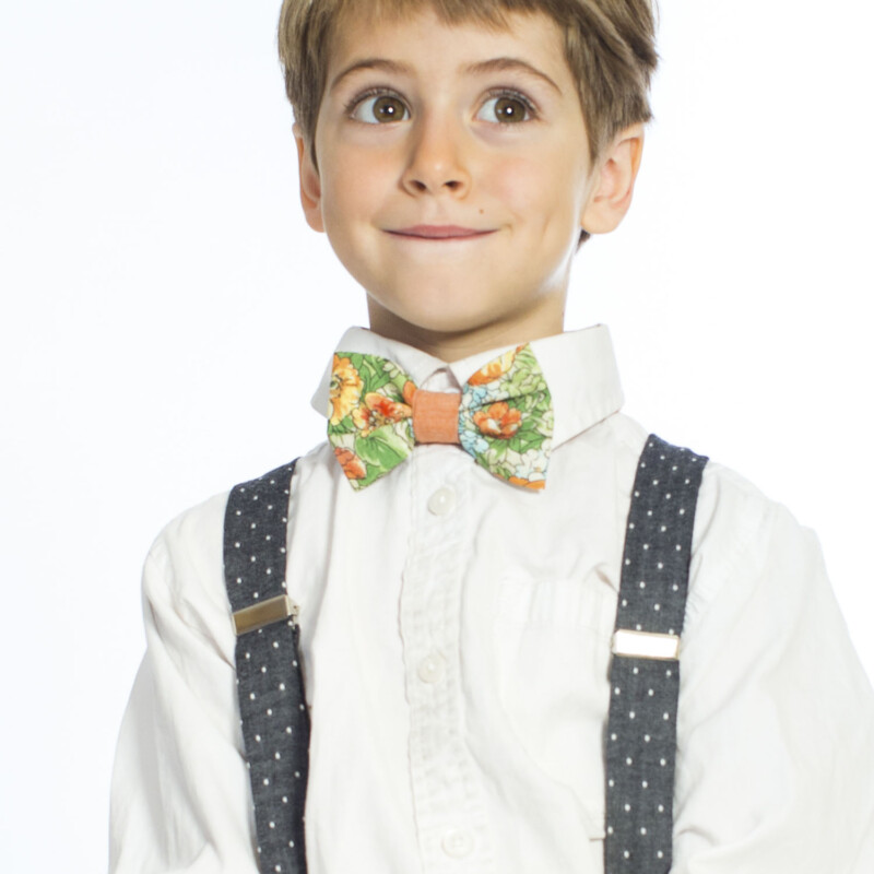 Farmette Floral Kids' Bow Tie - Durian & The Lyon